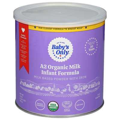 Baby s Only Organic Gentle Infant Formula With Iron 26.1 OZ vons