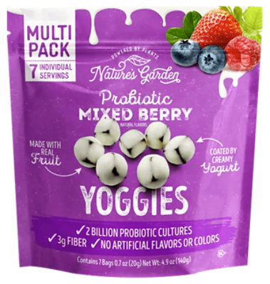 Nature's Garden Mixed Berry Yoggies - 4.9 Oz - safeway