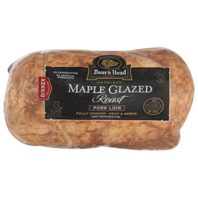 Boars Head Boneless Maple Glazed Roast Pork Loin - 0.5 Lb - safeway