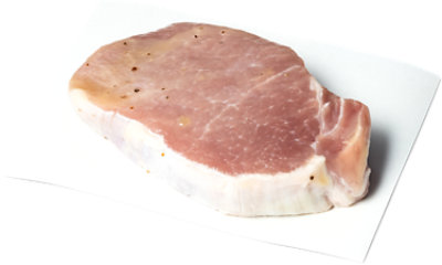 Pork Loin Chops Boneless Garlic Onion Marinade Up To 10% Solution - 0. ...