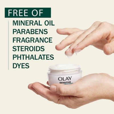 Olay Sensitive Fem Face Conditioner Treatment Moisturizer Unscented 1.7 ...