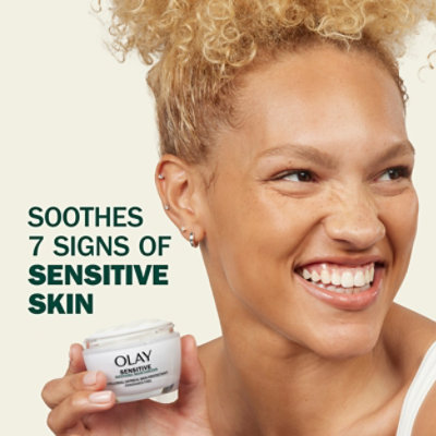 Olay Sensitive Fem Face Conditioner Treatment Moisturizer Unscented 1.7 ...