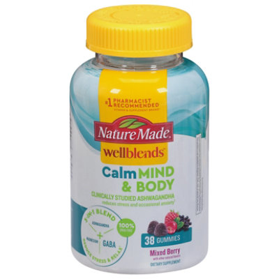 Nature Made Wellblends Calm Mind & Body Gummies - 38 Count - Safeway