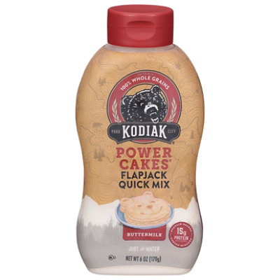 Kodiak Quick Mix Buttermilk Flapjack & Waffle Mix Bottle - 6 Oz ...