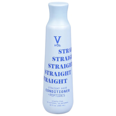 V&co Straight Hair Conditioner With Peptide Technology - 12 Fl. Oz ...