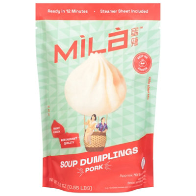 Mila Pork Soup Dumplings - 8.8 Oz - carrsqc