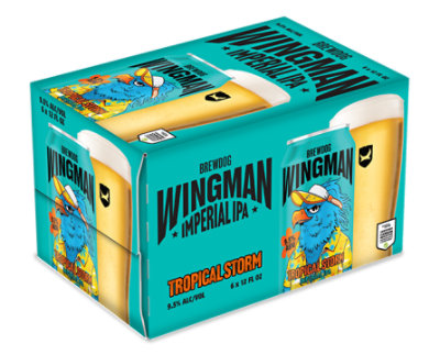 BrewDog Wingman Tropical Storm Imperial IPA In Cans - 6-12 Fl. Oz ...