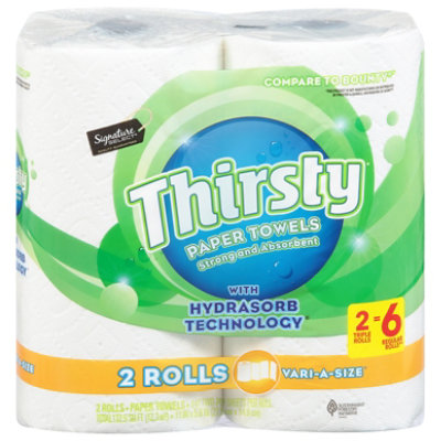 Signature SELECT Paper Towel Thirsty - 2 Roll - safeway