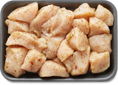 Spade L Chicken Breasts Bites Seasoning - Lb - carrsqc
