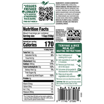 Ready Pac Bistro Meal Kit Teriyaki - 21.25 Oz. - safeway