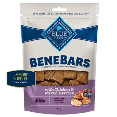 The Blue Buffalo Co Benebars with Chiken and Mixed Berries - 9 Oz ...