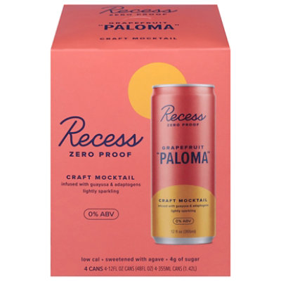 Recess Na Grapefruit Paloma Sparkling In Cans - 4-12 Fl. Oz. - safeway