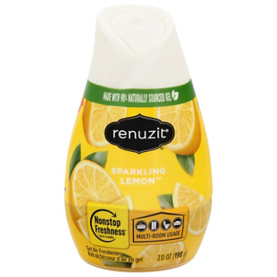 Renuzit Sparkling Lemon Adjustable Gel Air Freshener - 7 Oz - jewelosco