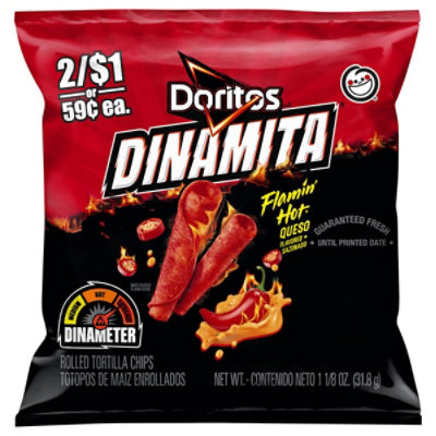 Doritos Dinamita Flamin Hot Queso 1125 Oz Albertsons