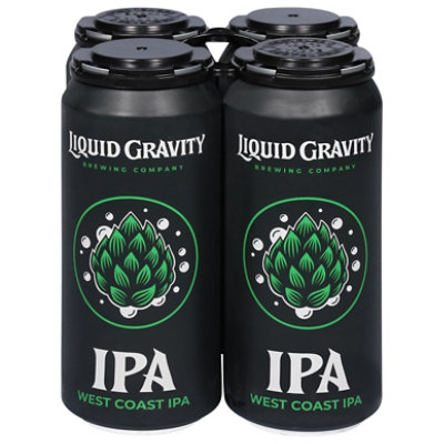 Liquid Gravity Wc Ipa In Cans - 4-16 Fl. Oz. - vons