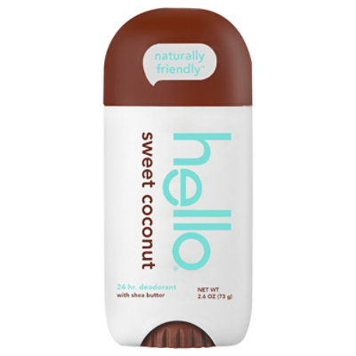 Hello Deodorant Sweet Coconut - 2.6 Oz. - safeway