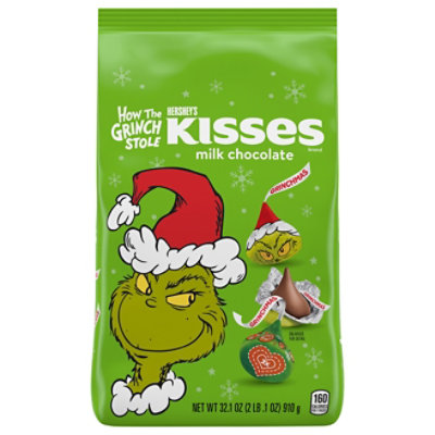 Hershey Grinch Kisses Party Bag - 32.1 Oz. - safeway