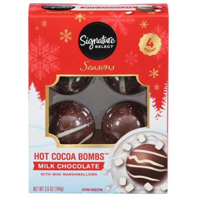 Signature SELECT Seasons Hot Cocoa Bomb 4 Count - 3.6 Oz - safeway