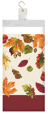 Signature Select Autumn Leaves Tablecover - Each - safeway