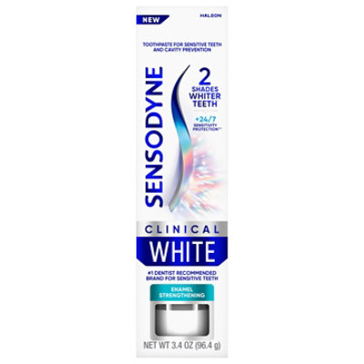 Sensodyne Clinical White Enamel Strength - 3.4 Oz - vons