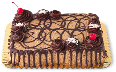 German Quarter Sheet Frozen Chocolate Cake - Each - albertsons
