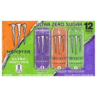 Monster Ultra Variety Pack - 12-16 Fl. Oz. - albertsons