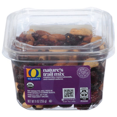 O Organics Natures Trail Mix - 9 Oz. - acmemarkets