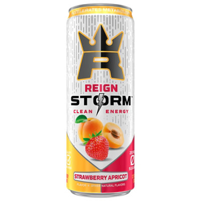 Reign Storm Strawberry Apricot - 12 Fl. Oz. - safeway