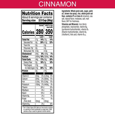 Kellogg's Extra Cinnamon - 20.6 Oz - safeway