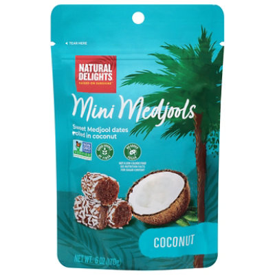 Natural Delights Mini Medjools Coconut - 6 Oz - safeway
