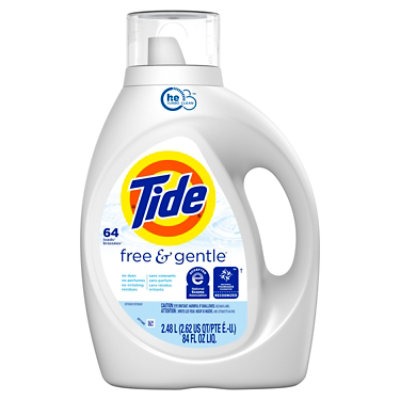 Tide He Liquid Detergent Free And Gentle - 84 Fl. Oz. - Safeway