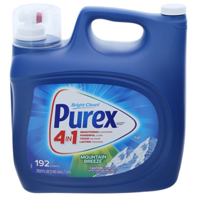 Purex Liquid Detergent 4 in 1 Mountain Breeze - 250 Fl. Oz. - albertsons
