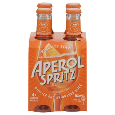Aperol Spritz Rtd - 4 Count - 200 Ml - vons