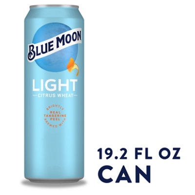 Blue Moon Light Beer Can - 19.2 Fl. Oz. - tomthumb