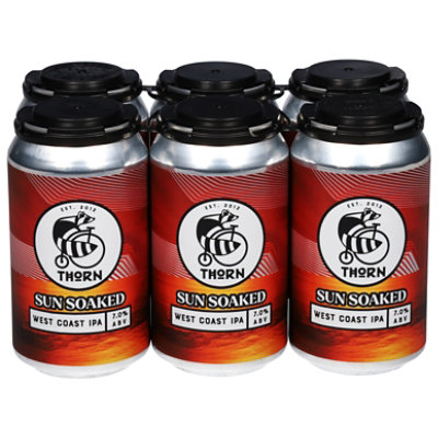 Thorn Brewing Sun Soaked West Coast Ipa 6 Pack In Cans - 12 Fl. Oz. - vons