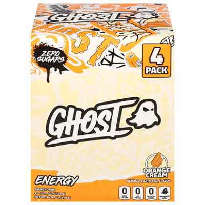 Ghost Energy Orange Cream 4 - 16 Fl. Oz. - jewelosco