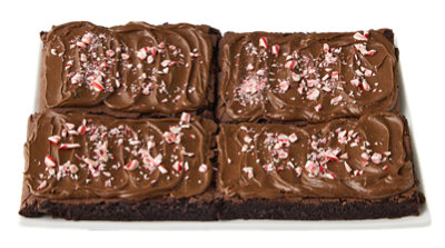 Peppermint Bark Brownies 4 Count - Each - safeway