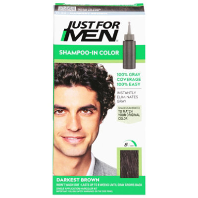 Just For Men 100% Natural Look 100% Easy Original Color Hair Dye - Each ...