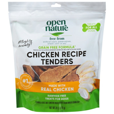 Open Nature Chicken Tenders Dog Treat - 24 Oz - safeway
