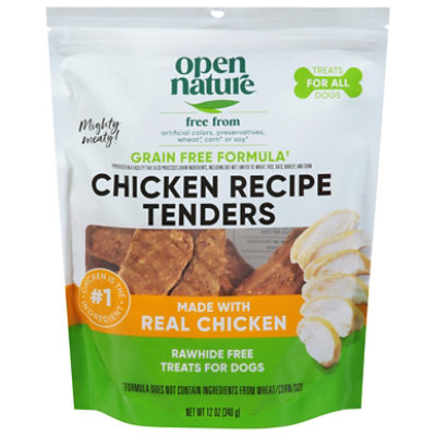 Open Nature Chicken Tenders Dog Treat - 12 Oz - safeway