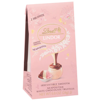 Lindt LINDOR Spring Neapolitan White Chocolate Candy Truffles Mini Bag ...
