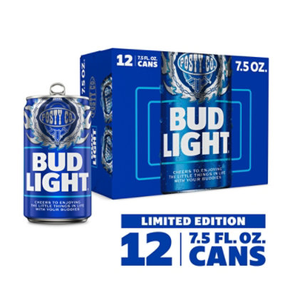 Bud Light 12 In Cans - 7.5 Fl. Oz. - albertsons