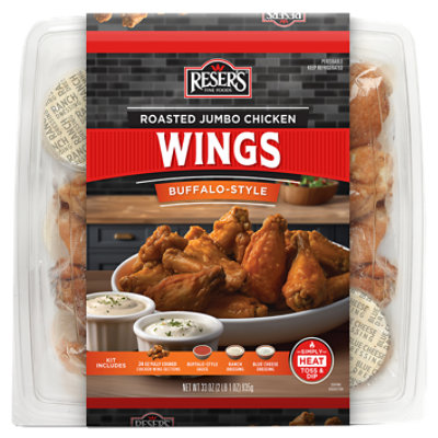 Resers Roasted Chicken Wings With Buffalo Style Sauce - 31 OZ - albertsons