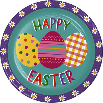 Signature SELECT Patterned Eggs Dinner Plates 8 Count - Each - safeway