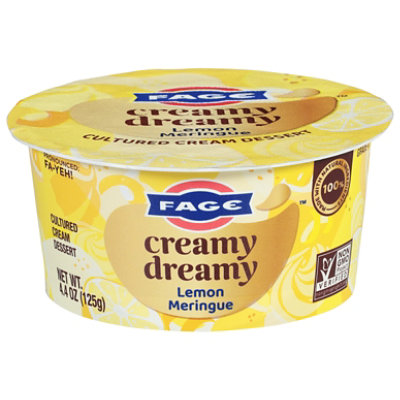 Fage Creamy Dreamy Lemon Meringue Cultured Creme - 4.4 Oz - Safeway