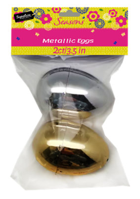 Signature SELECT Large Metallic Eggs 2 Count - Each - safeway