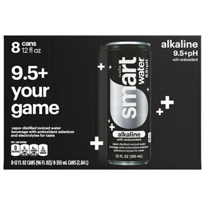 Smartwater Alkaline With Antioxidants 8 Count - 12 Fl. Oz. - safeway