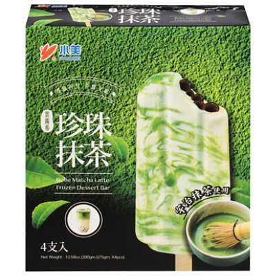 Shao Mei Matcha Latte Boba Ice Cream Bars4 Count - 10.58 Oz - safeway