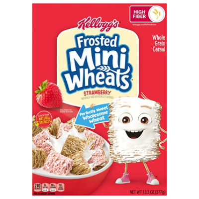 Kellogg's Mini-wheats Cereal Frosted Strawberry - 13.3 Oz - safeway