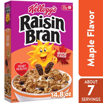 Kelloggs Raisin Bran Cereal Maple - 14.8 Oz - safeway